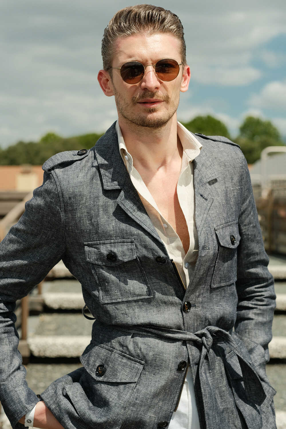 Hockerty, shooting in Florence for the brand at Pitti Uomo 100 ...