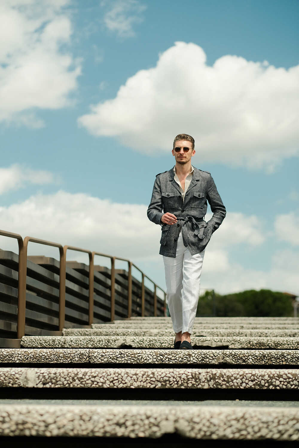 Hockerty, shooting in Florence for the brand at Pitti Uomo 100 ...